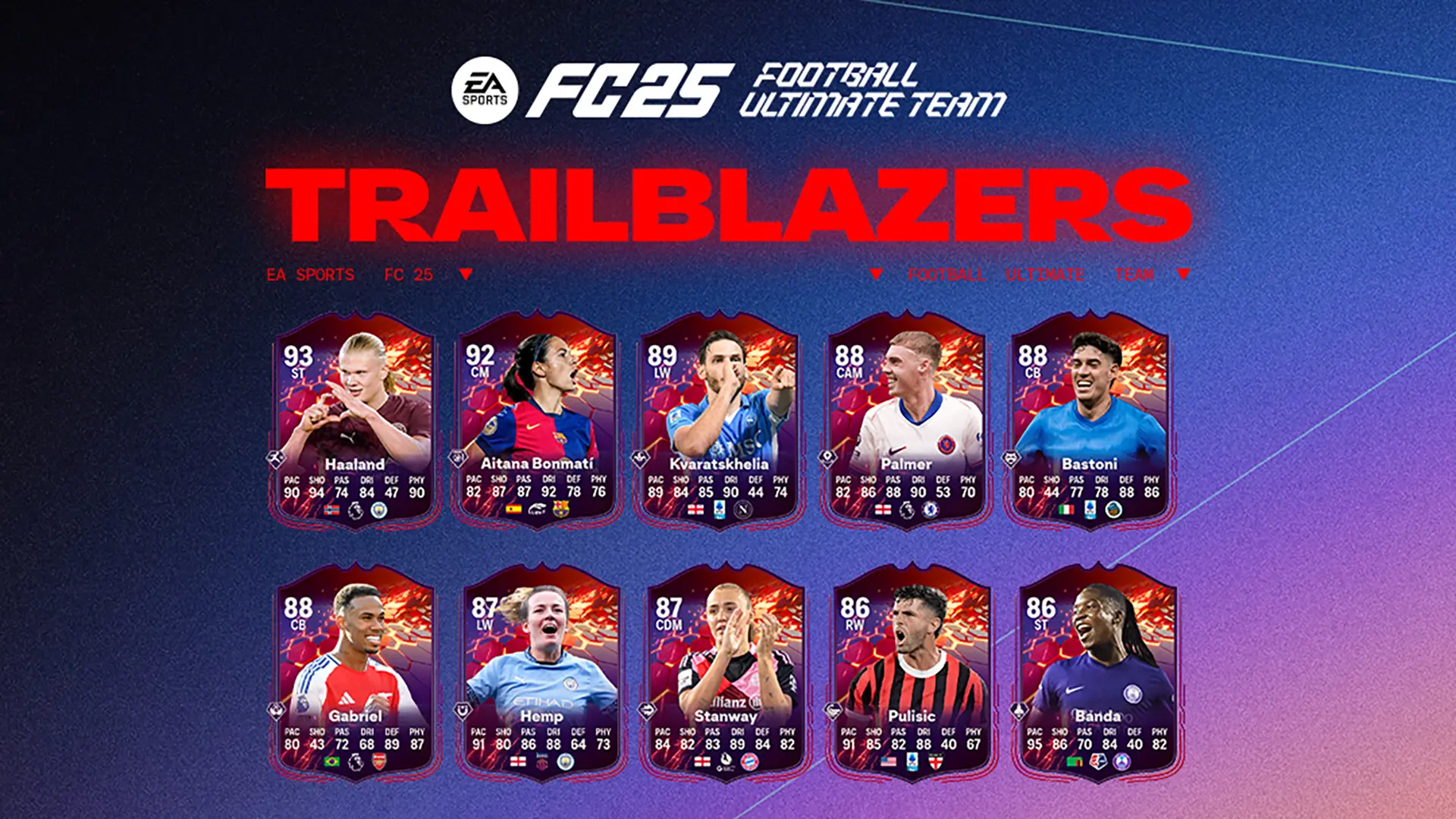 EA FC 25 Team 1 Trailblazers Le Carte Pionieri Della Prima Squadra In ...
