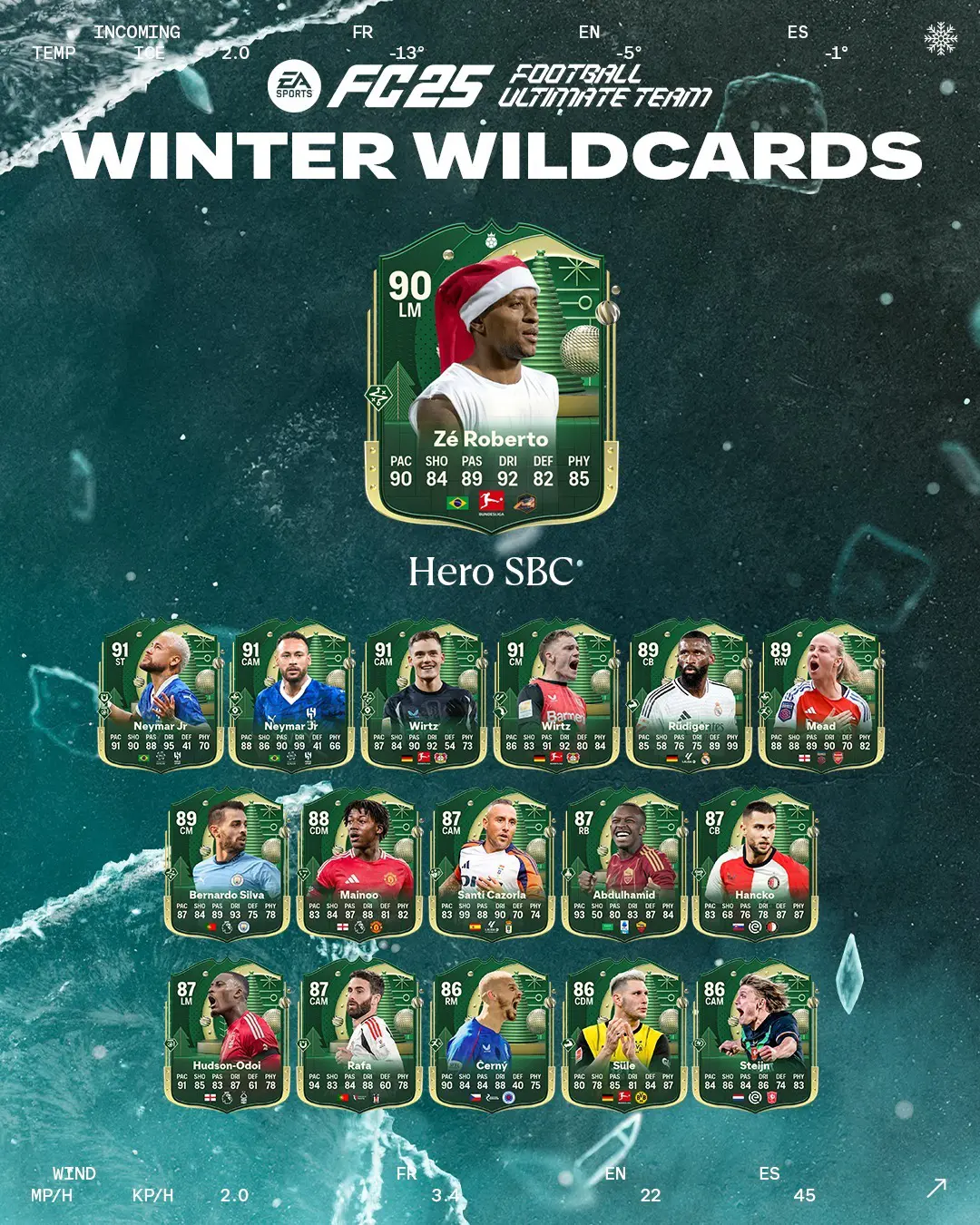 EA FC 25 SBC Ze Roberto Jolly Invernali Eroe Soluzioni E Recensione Carta Winter Wildcards ...