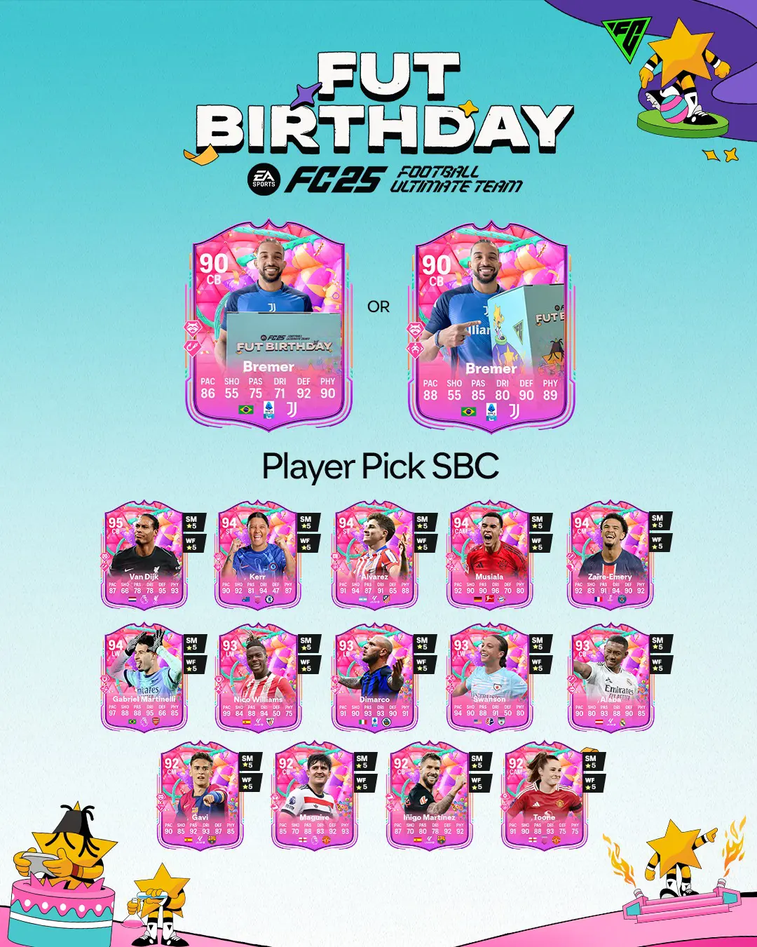 EA FC 25 SBC Gleison Bremer FUT Birthday Soluzioni E Recensione Della ...