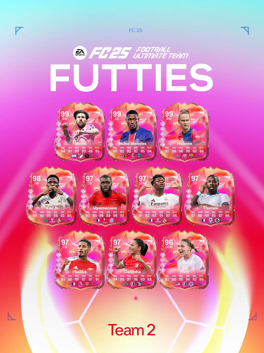 EA FC 25 Team 2 FUTTIES Lista Carte Speciali Seconda Squadra Degli Oscar Di FUT ...